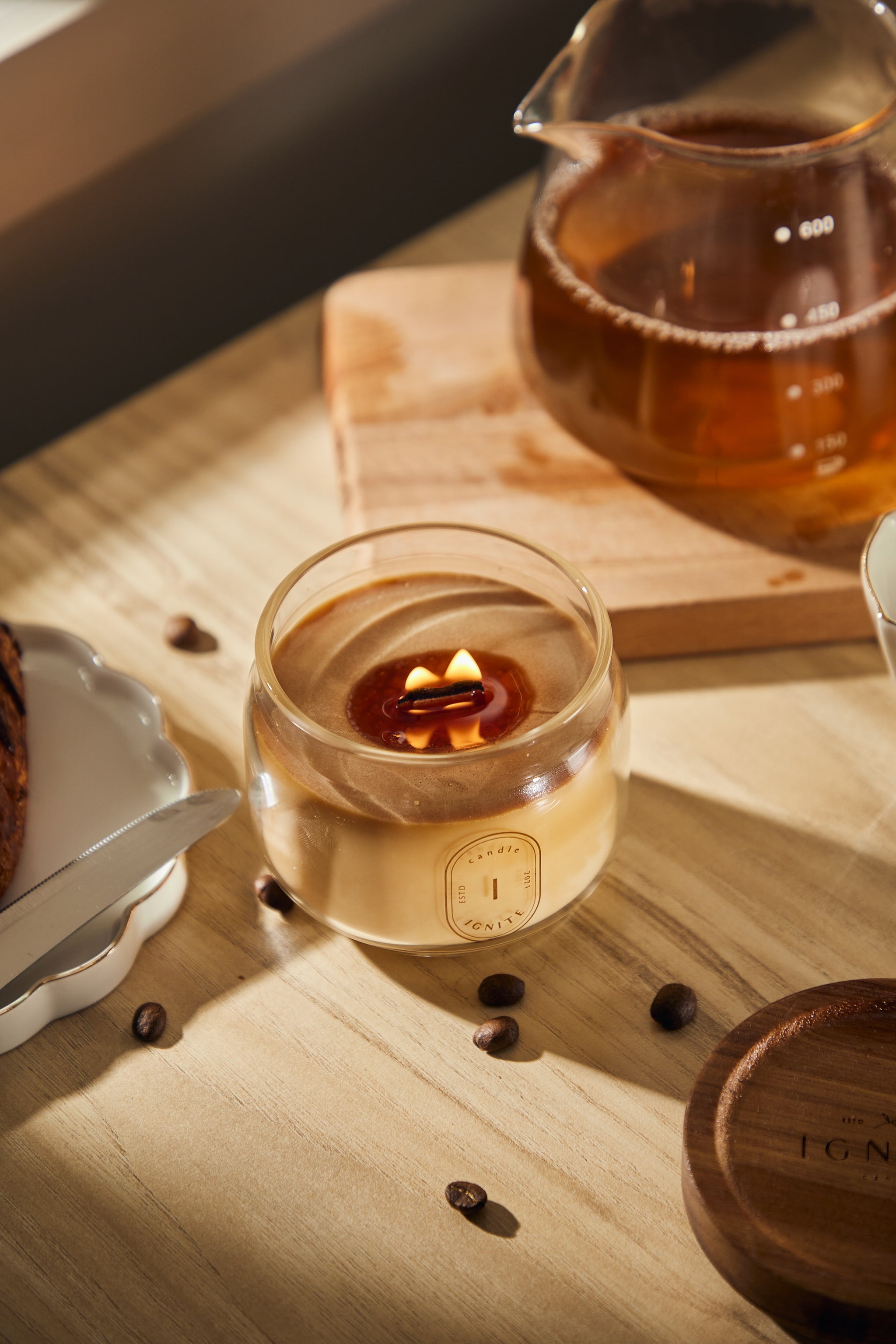 Coffee Shop aromatherapy scented candle – Ignite candle company